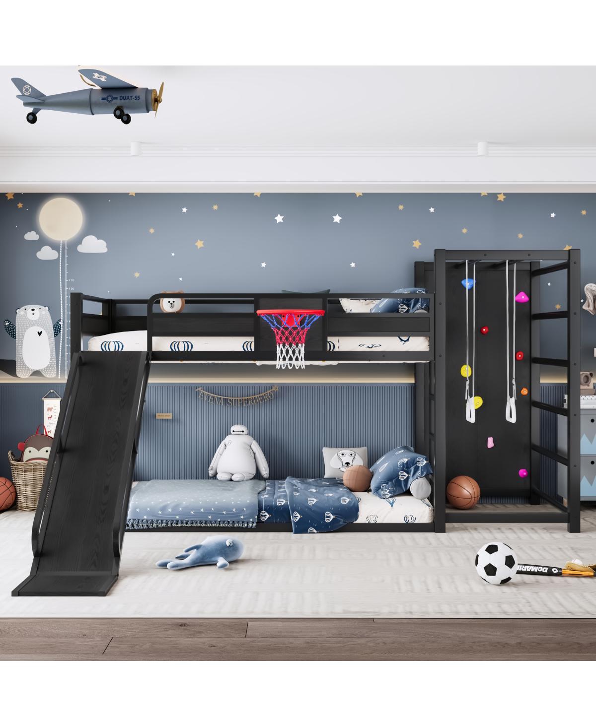 Click here for Streamdale Furniture Metal Loft Bed with Slide  Cl... prices
