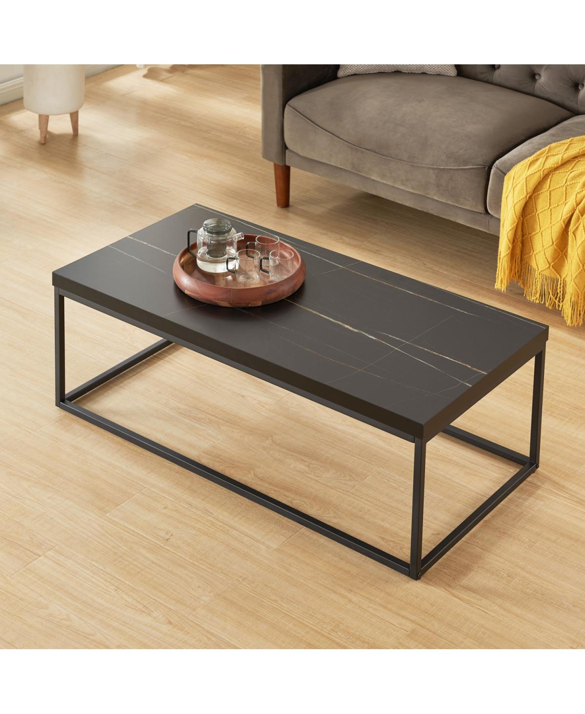 Click here for Streamdale Furniture 47-Inch Marble Rectangle Coff... prices