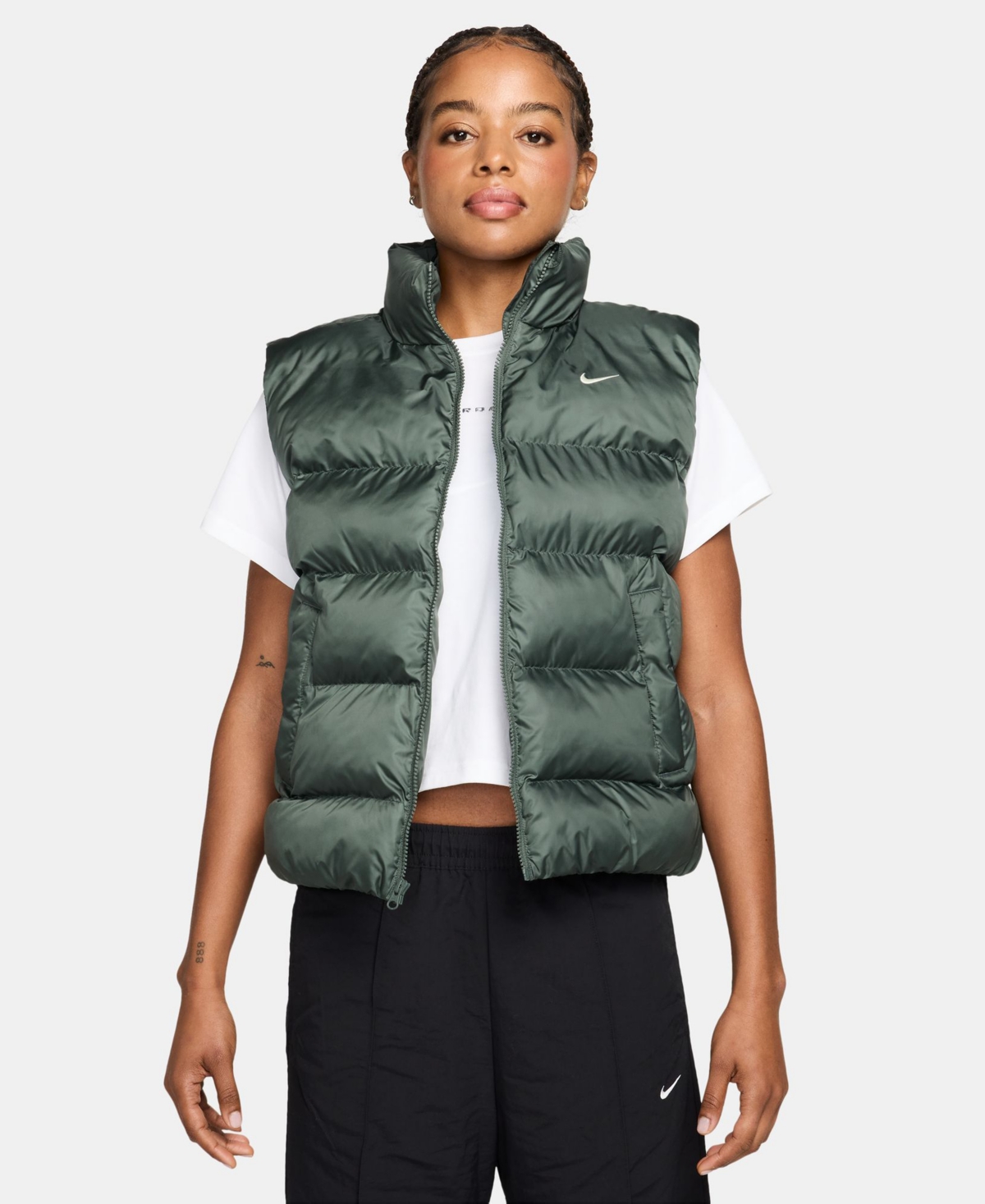 Click here for Nike Womens Therma-fit Loose-Fit Classic Vest - Ca... prices