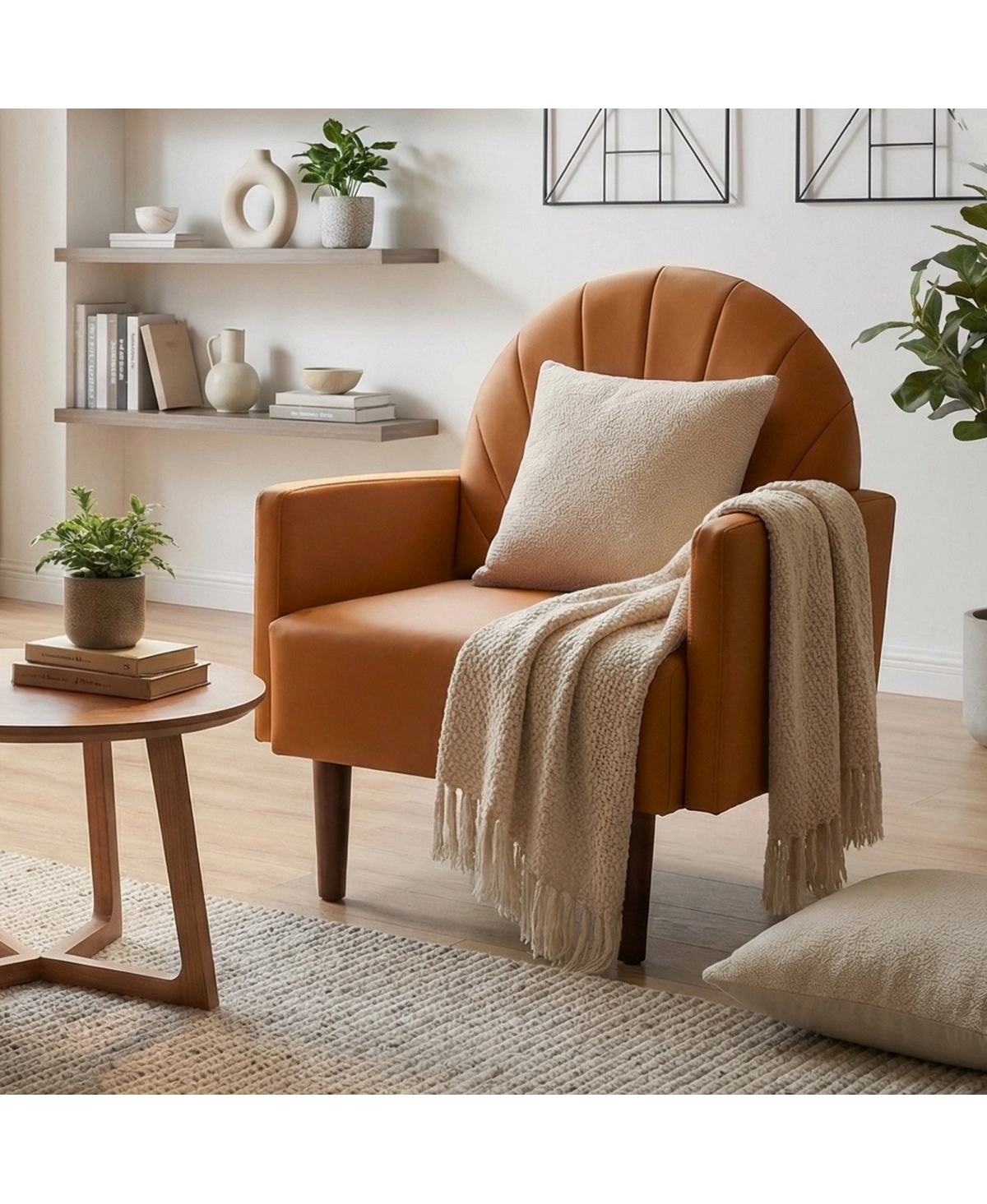 Click here for Streamdale Furniture Contemporary Shell-Shaped Pu... prices