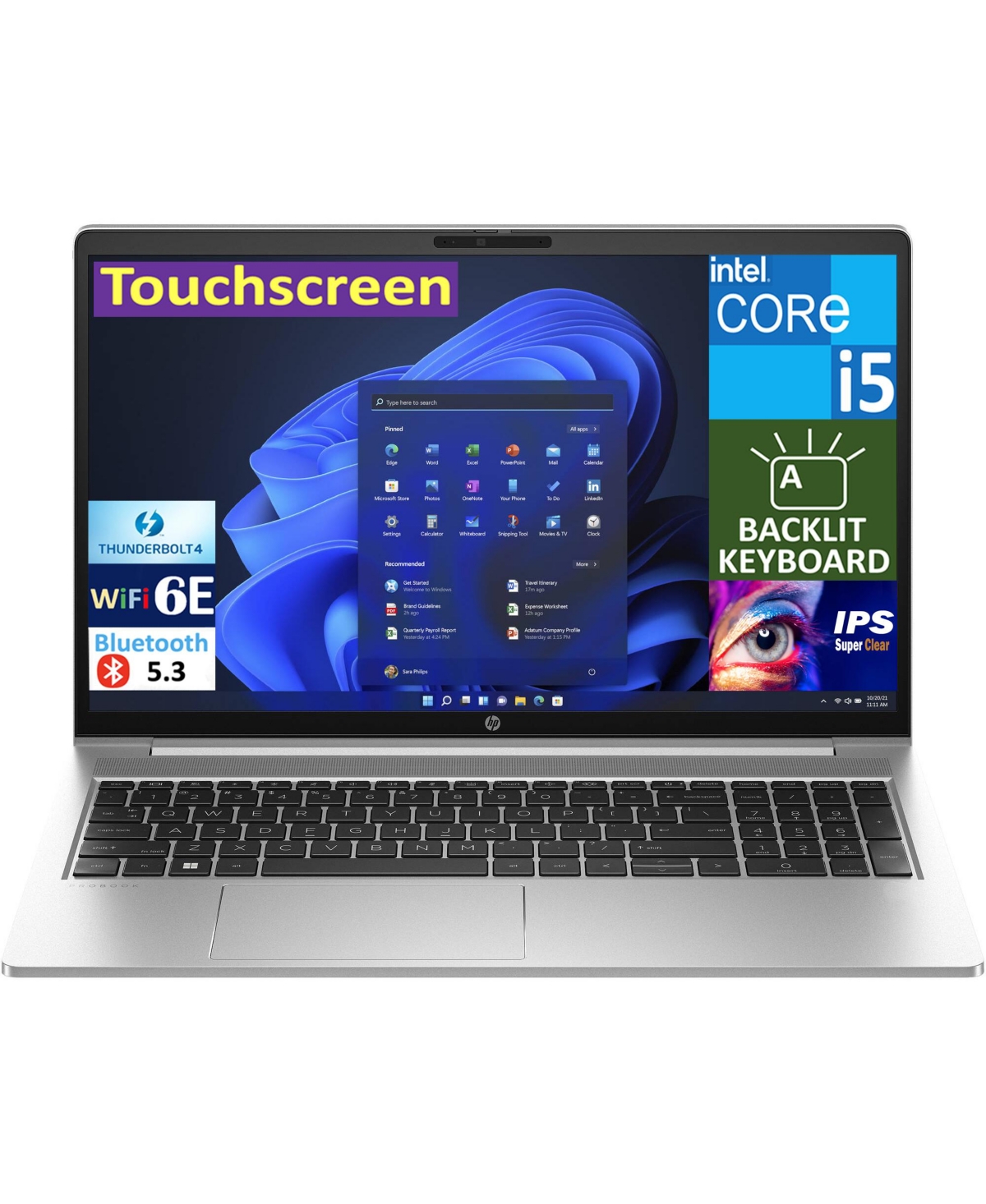 Click here for Hp Probook 450 G10 15.6 Fhd Laptop - Pike silver a... prices