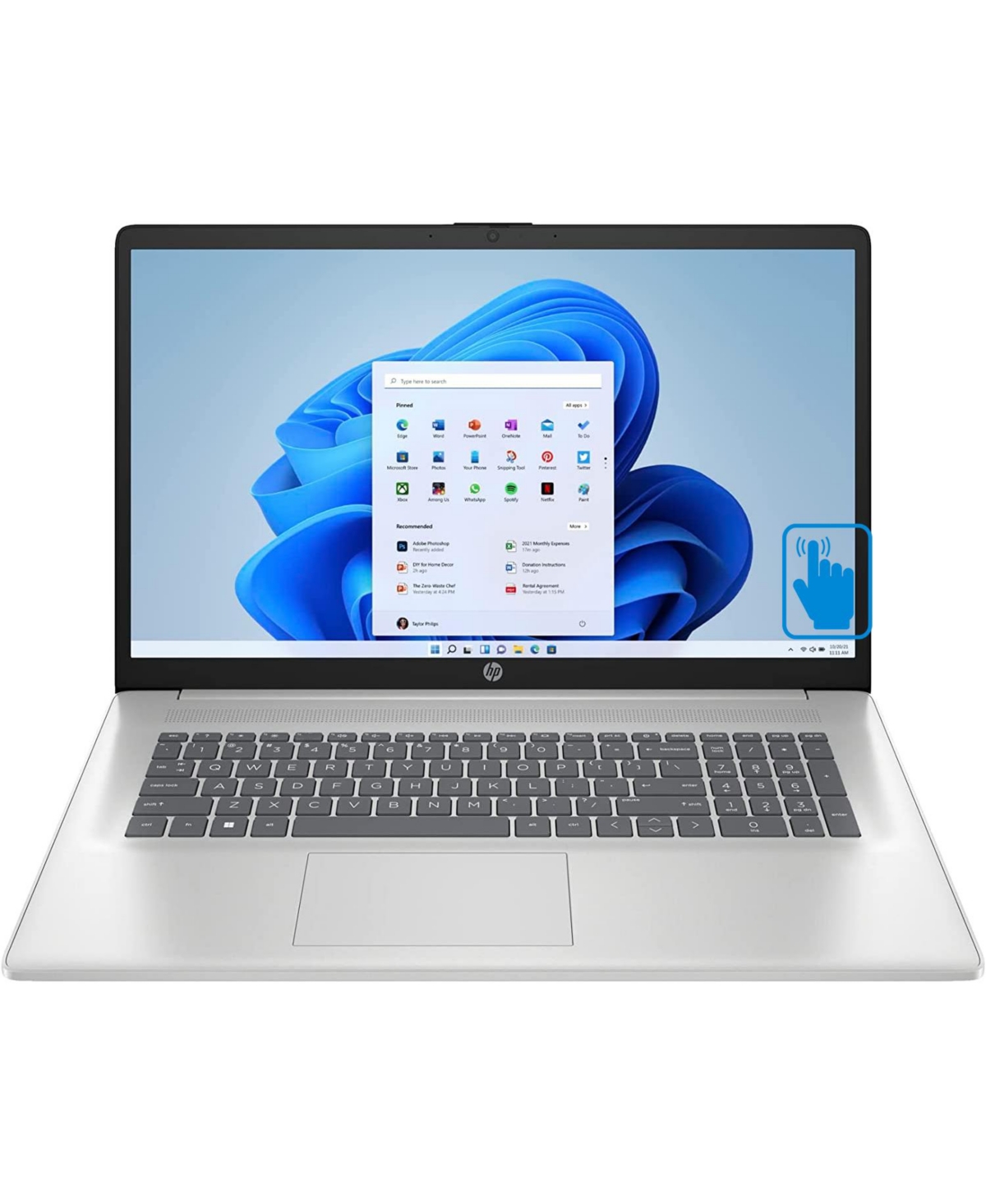 Click here for Hp 17-CP3035cl CP3035cl 17.3 Tn Hd+ Laptop - Silve... prices