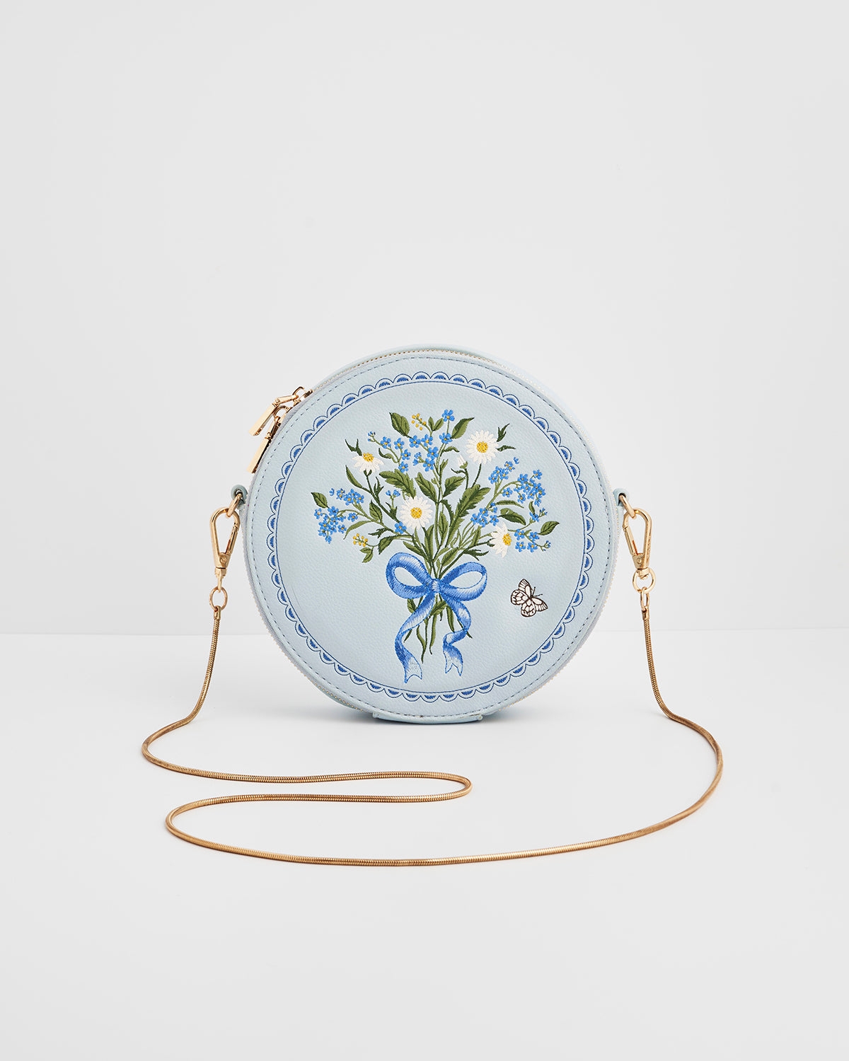 Click here for Fable England Womens Floral Posy Embroidered Circl... prices