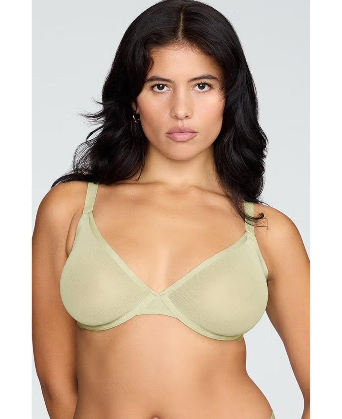 Click here for Cuup Womens The Plunge - Mesh Bra - Meadow prices