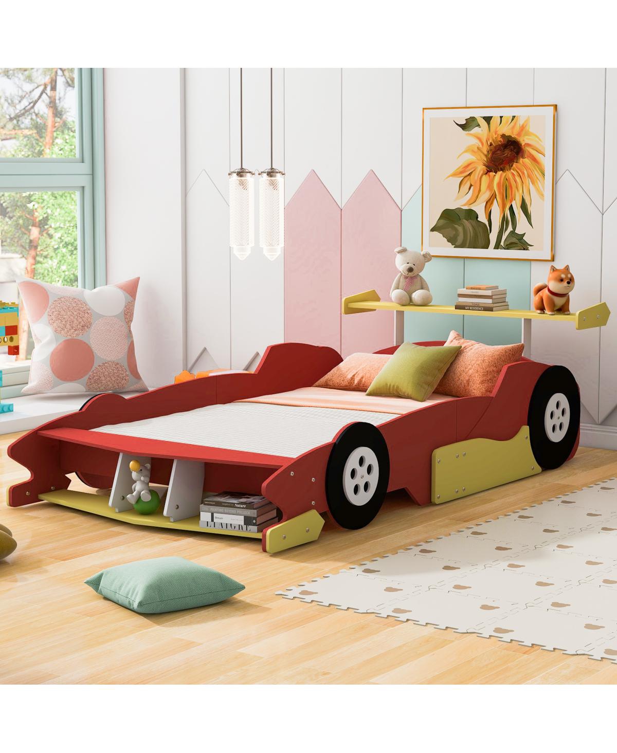 Click here for Streamdale Furniture Full Size Race Car-Shaped Pla... prices