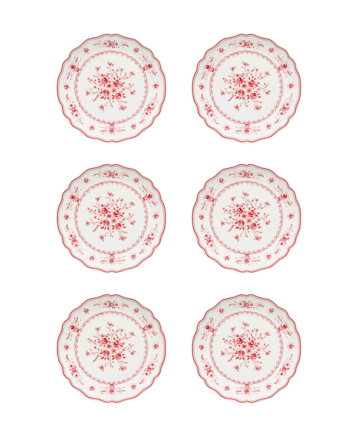 Click here for Costa Nova Vila Floral Pattern Salad Plates  Set o... prices