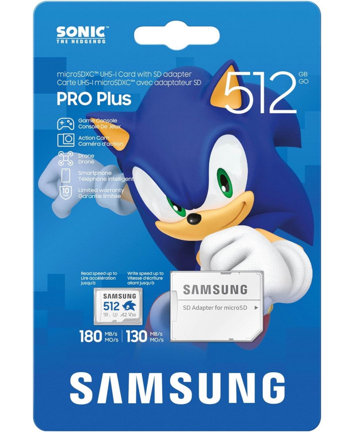 Click here for Samsung Pro Plus Sonic The Hedgehog + Adapter  mic... prices