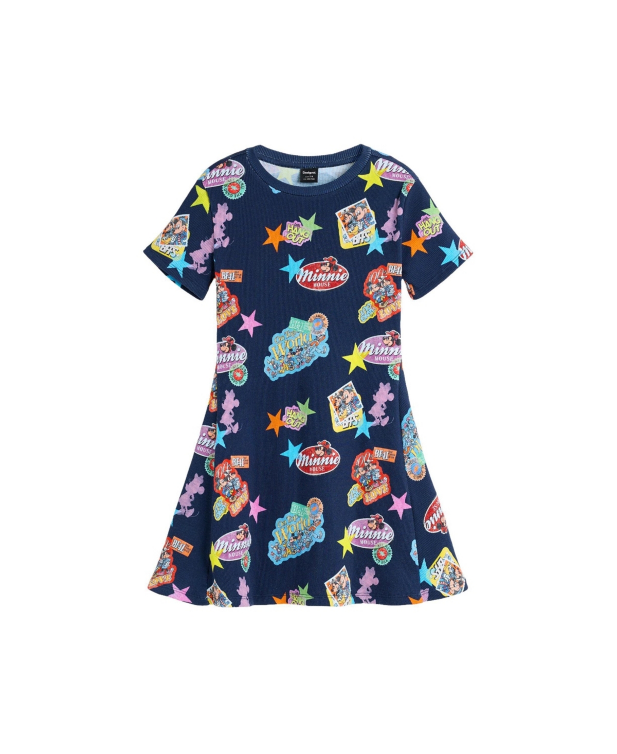 Click here for Desigual Girlss Printed Minnie Mouse dress - Navy... prices