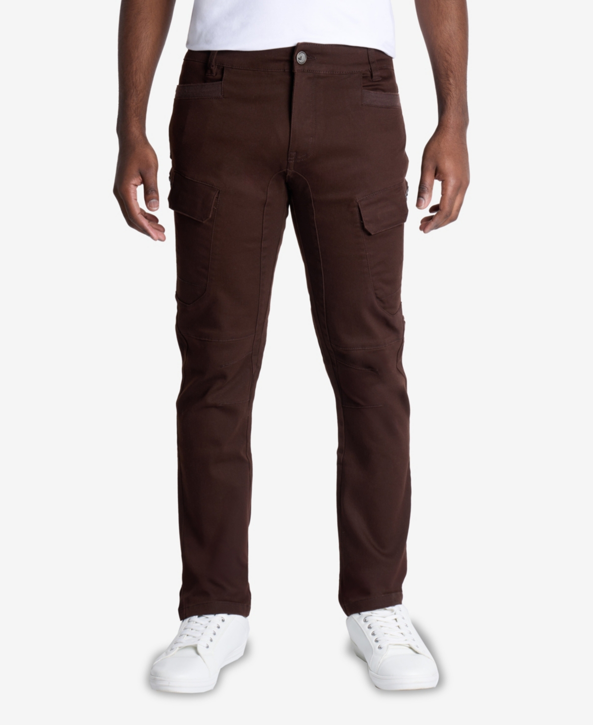 Click here for Mens Stretch Twill Cargo Pants - Chocolate prices
