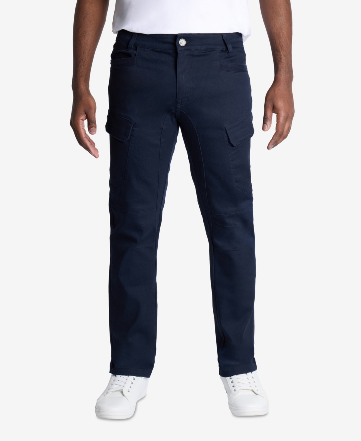 Click here for Mens Stretch Twill Cargo Pants - Navy prices