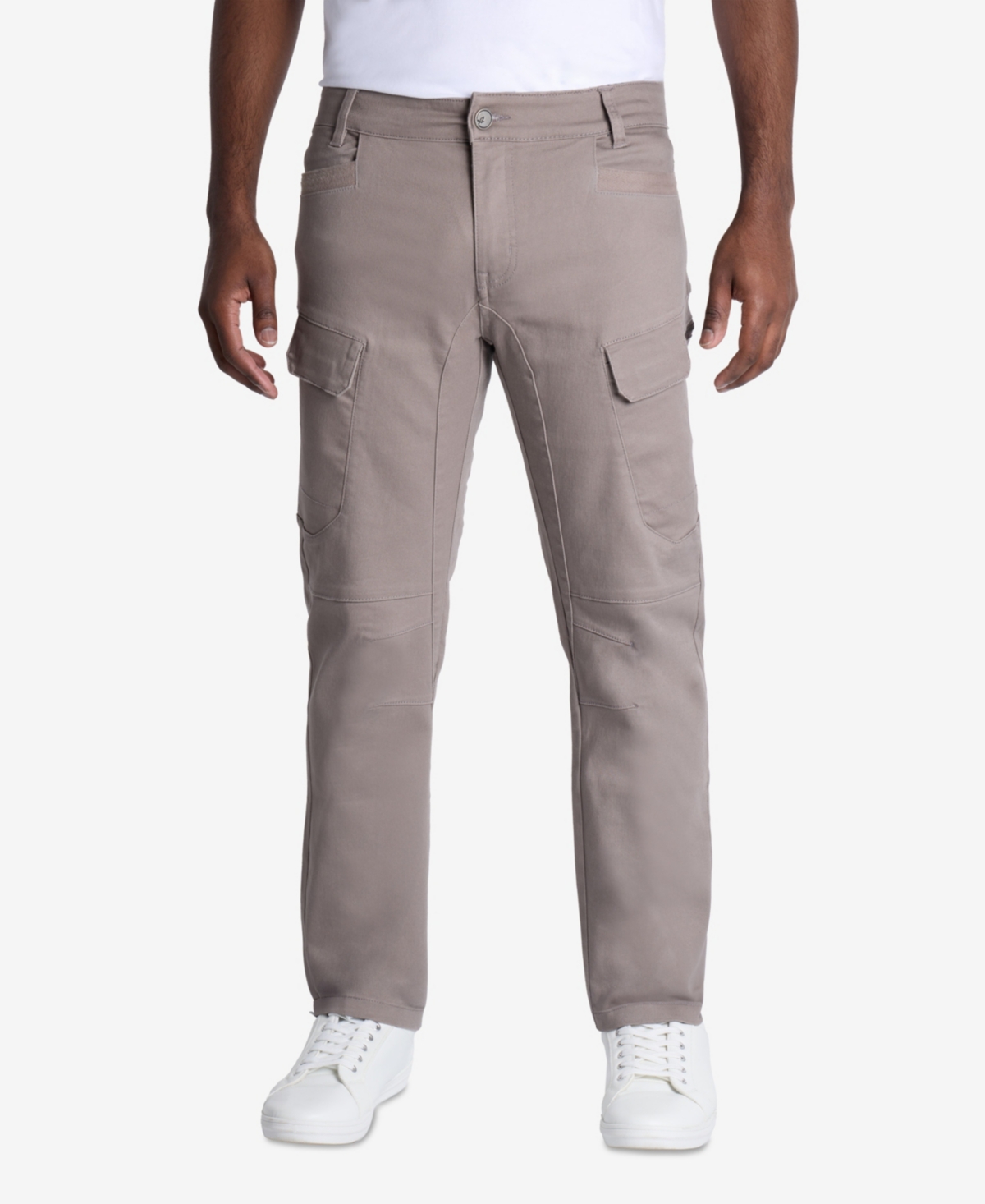 Click here for Mens Stretch Twill Cargo Pants - Grey prices