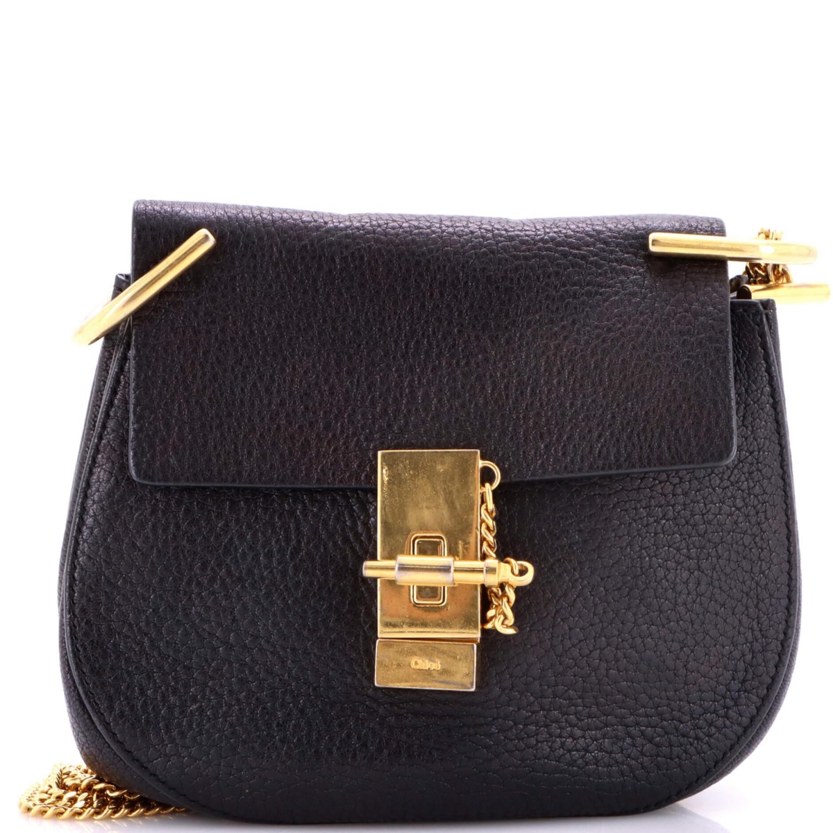 Click here for Pre-Owned Chloe Mini Drew Crossbody Bag Leather -... prices