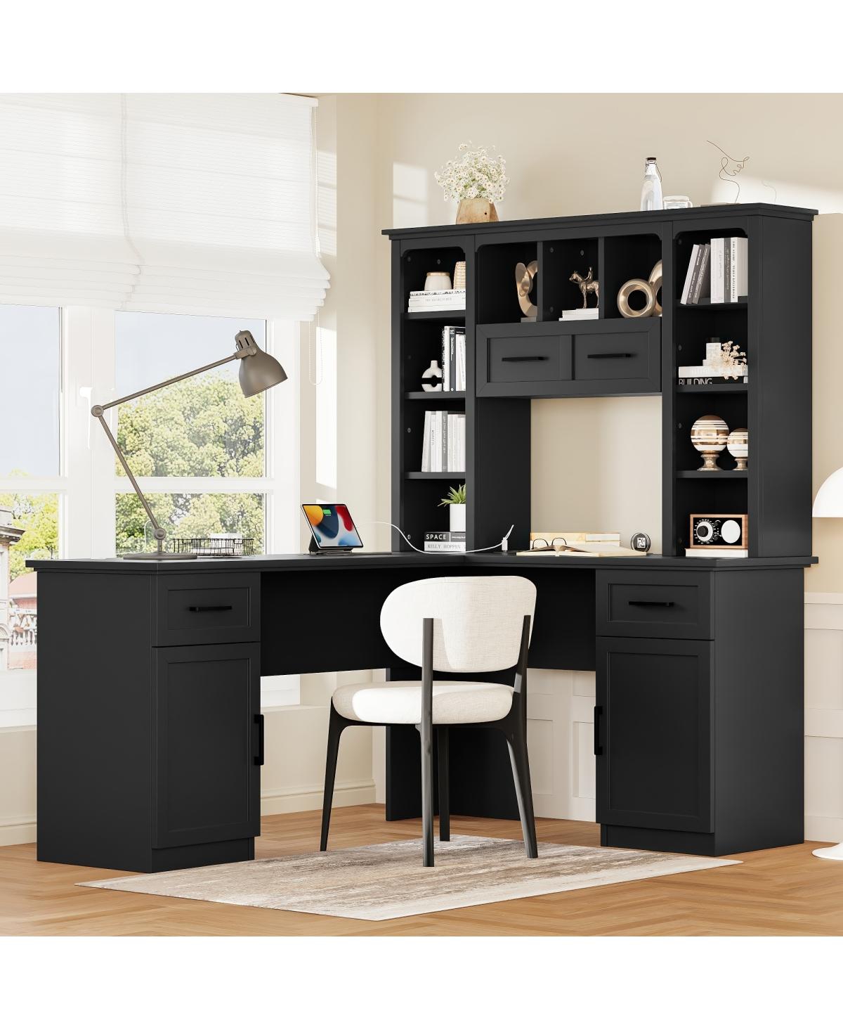 Click here for Streamdale Furniture L-Shaped Desk with Storage -... prices