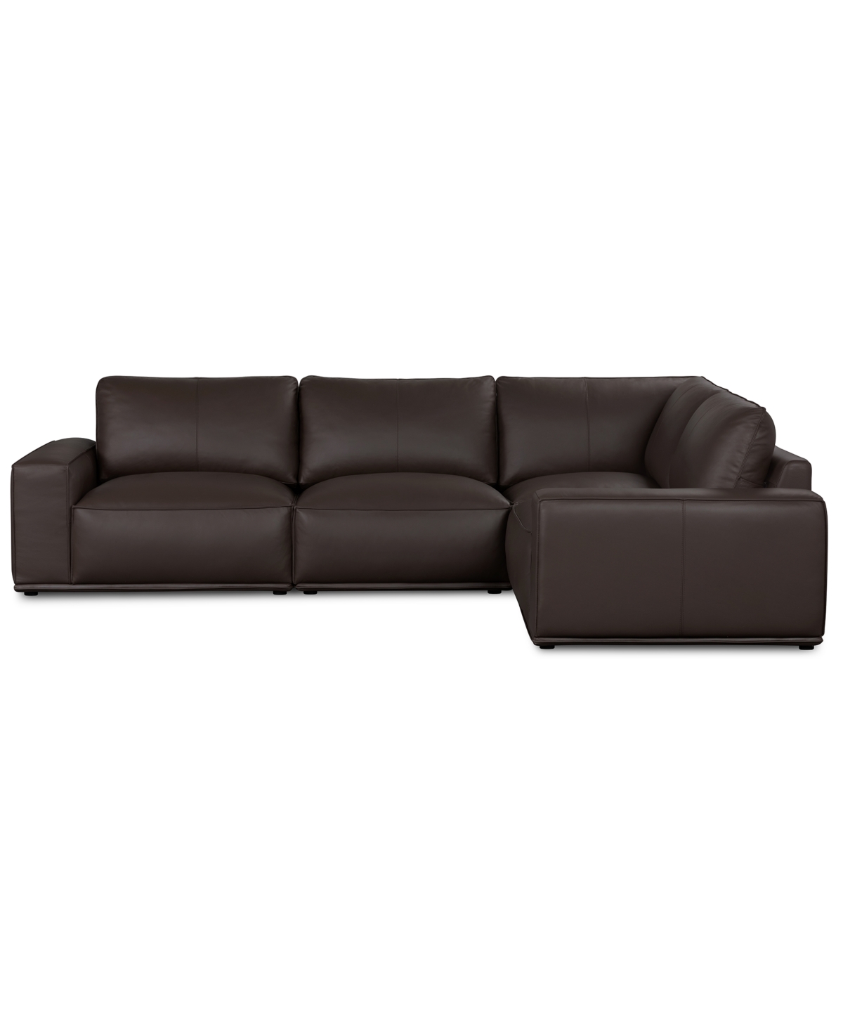Click here for Paitlyn 4-Piece Leather Sectional - Cacao prices