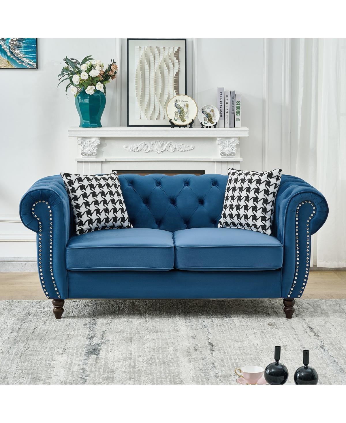 Click here for Streamdale Furniture 65 Inch Chesterfield Sofa wit... prices