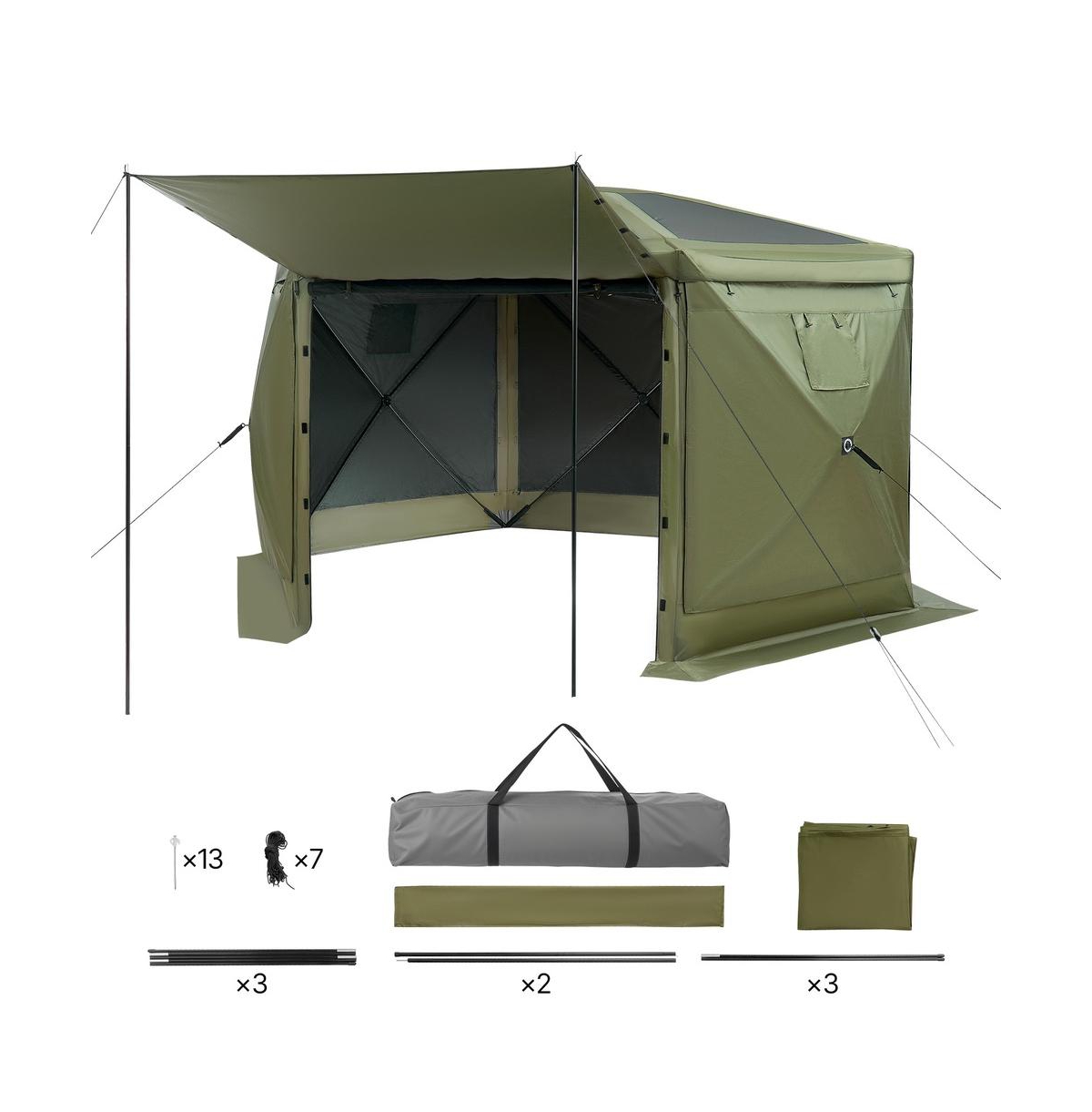 Click here for Sugift Pop up Gazebo Screen Tent 12 x 12 ft Large... prices