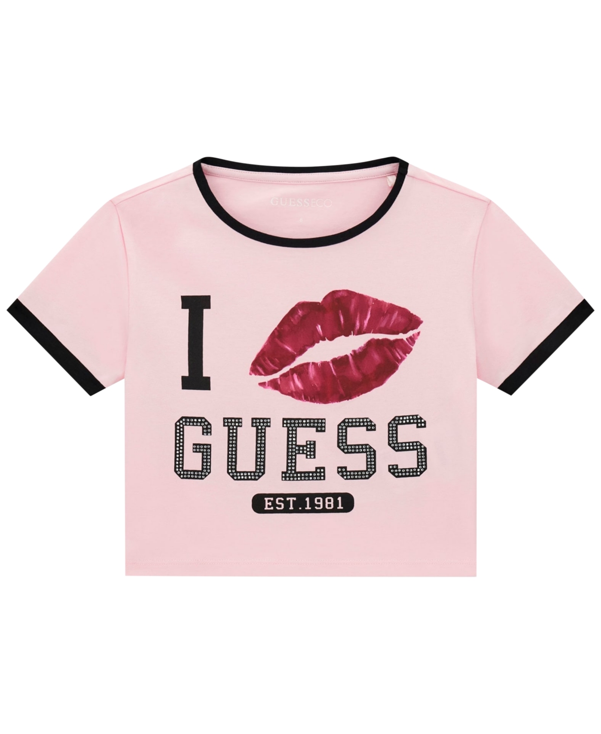 Click here for Guess Girls 7-16 Short-Sleeve T-Shirt - Pink prices