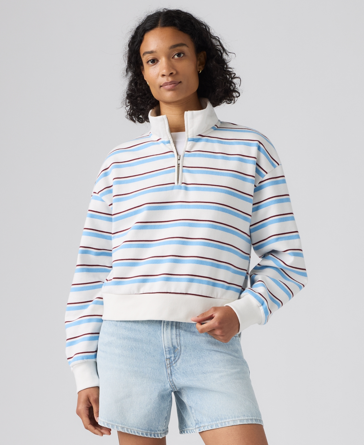 Click here for Levis Womens Cotton-Blend Everyday Sweatshirt - Ru... prices
