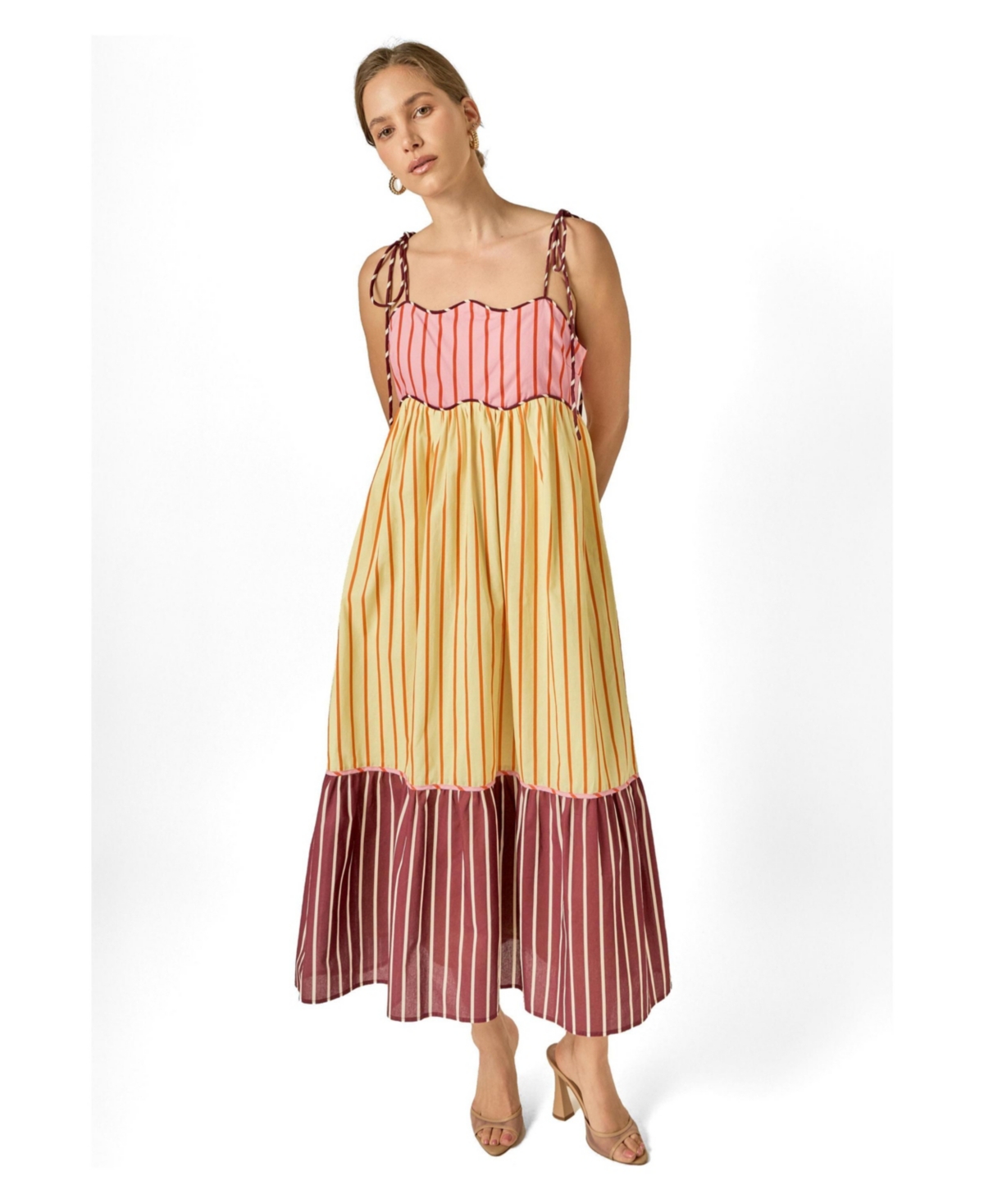 Click here for English Factory Womens Colorblock Stripe Sleeveles... prices