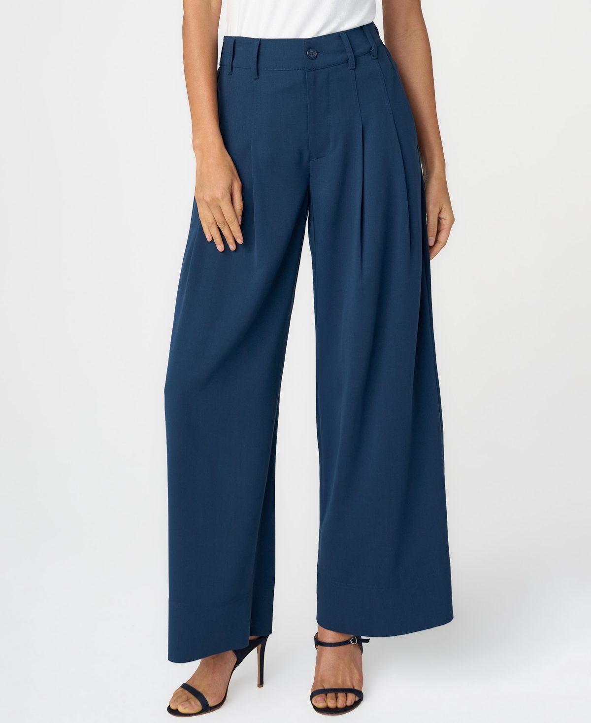 Click here for Liverpool Los Angeles Petite High-Rise Pleated Wid... prices