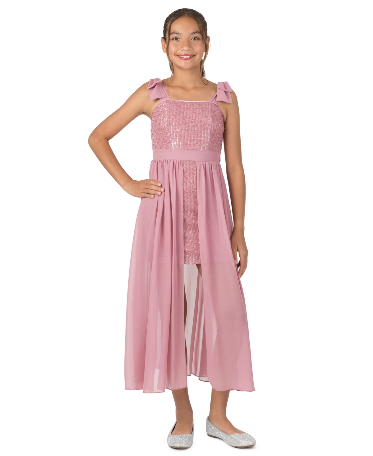Click here for Speechless Girls 7-16 Sleeveless Maxi Dress - Rust... prices