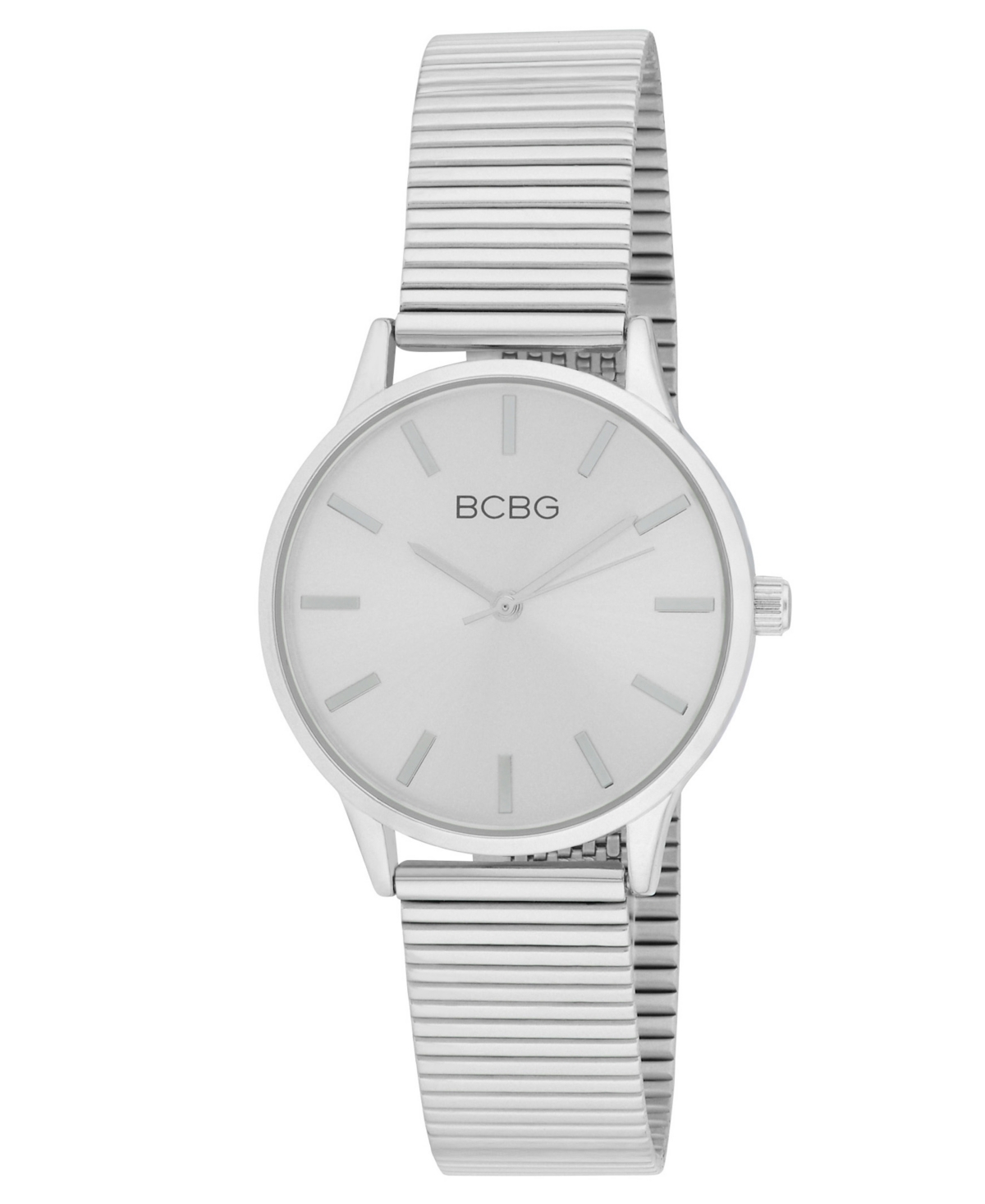 Click here for Bcbg Womens Quartz Round Silver Stainless Steel Wa... prices