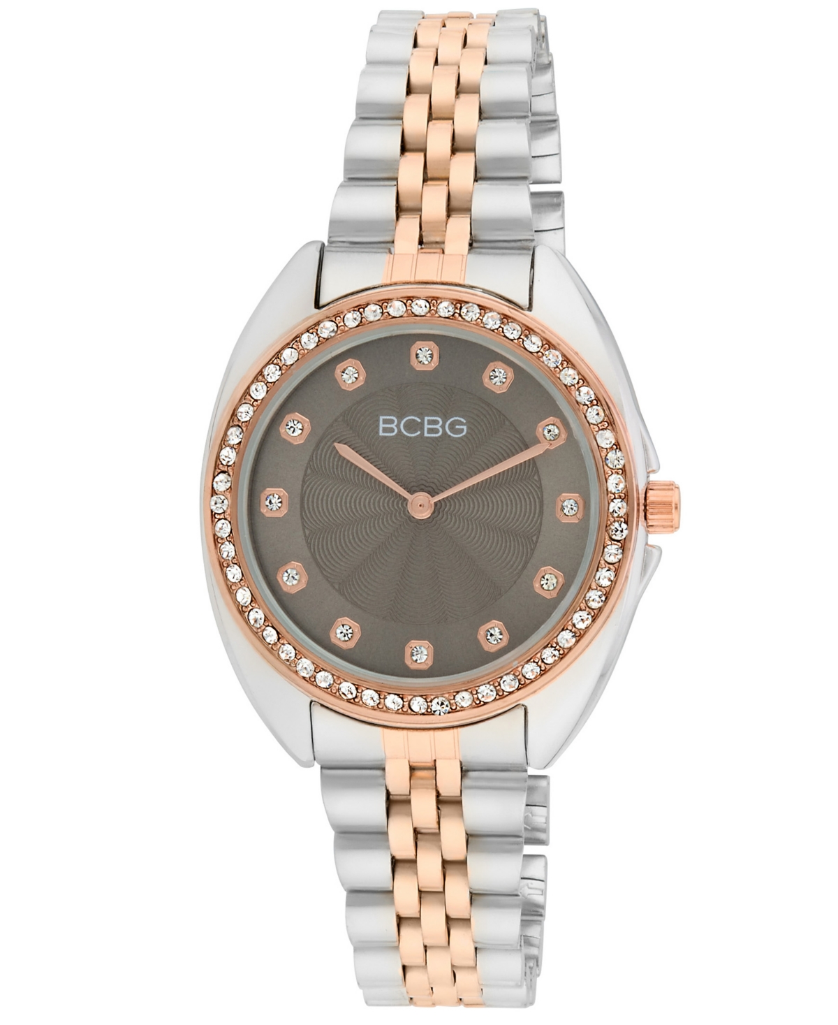 Click here for Bcbg Womens Quartz Round Two-Tone Stainless-Steel... prices