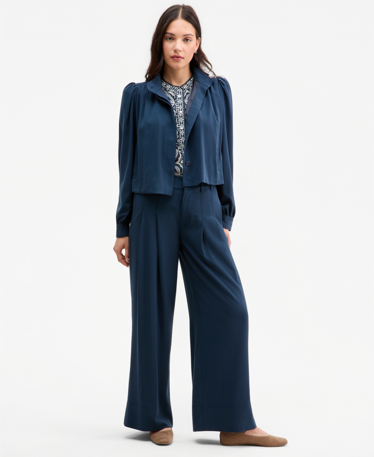 Click here for Liverpool Los Angeles Womens High-Rise Pleated Wid... prices