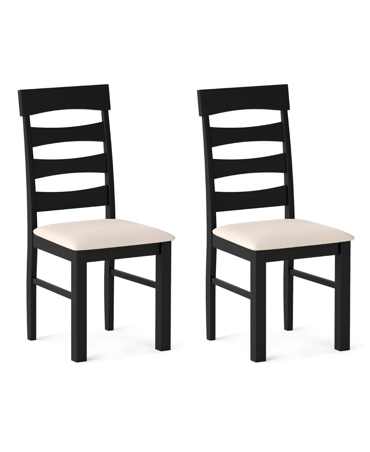 Click here for Slickblue Set of 2 High Back Dining Chairs with Co... prices