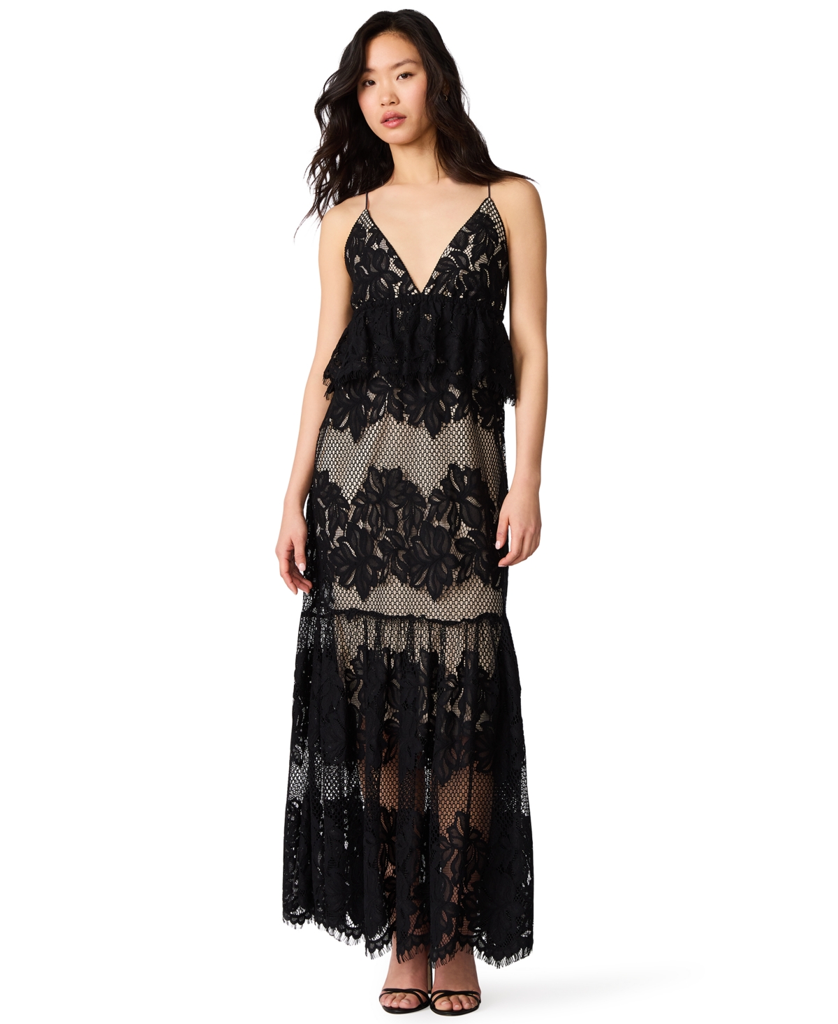 Click here for Steve Madden Juniors V-Neck Dress - black prices