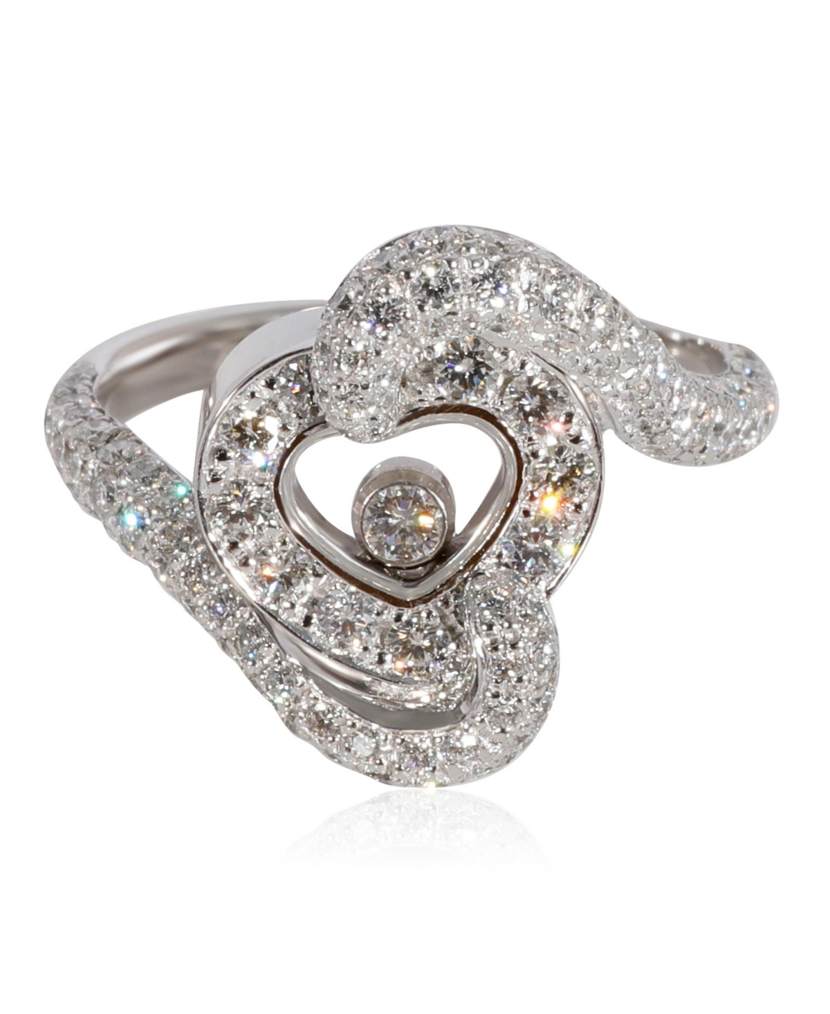 Click here for Pre-Owned Chopard Happy Diamond Heart Ring in 18k... prices