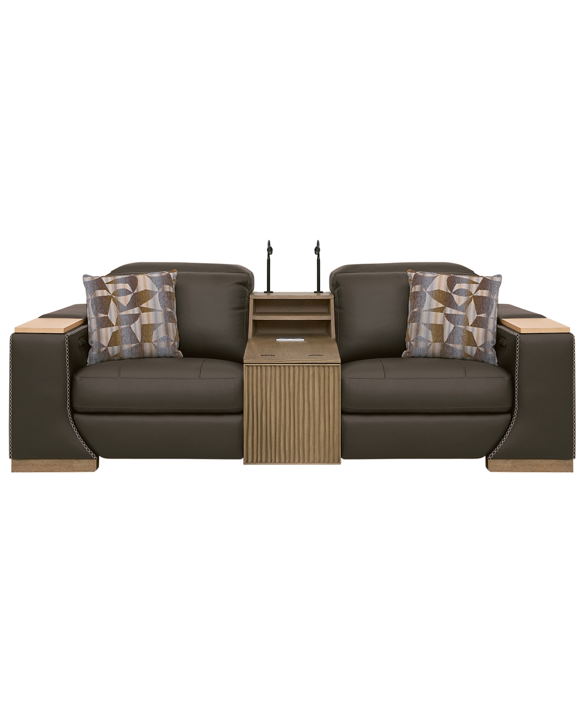 Click here for Holtman 3-Piece Leather Sectional Sofa with 2 Powe... prices