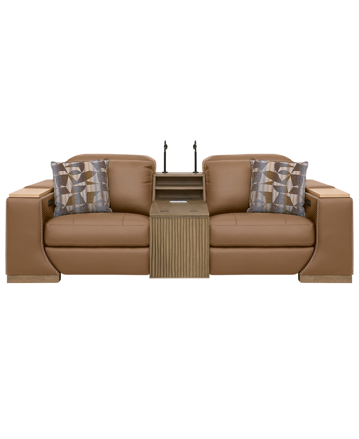 Click here for Holtman 3-Piece Leather Sectional Sofa with 2 Powe... prices