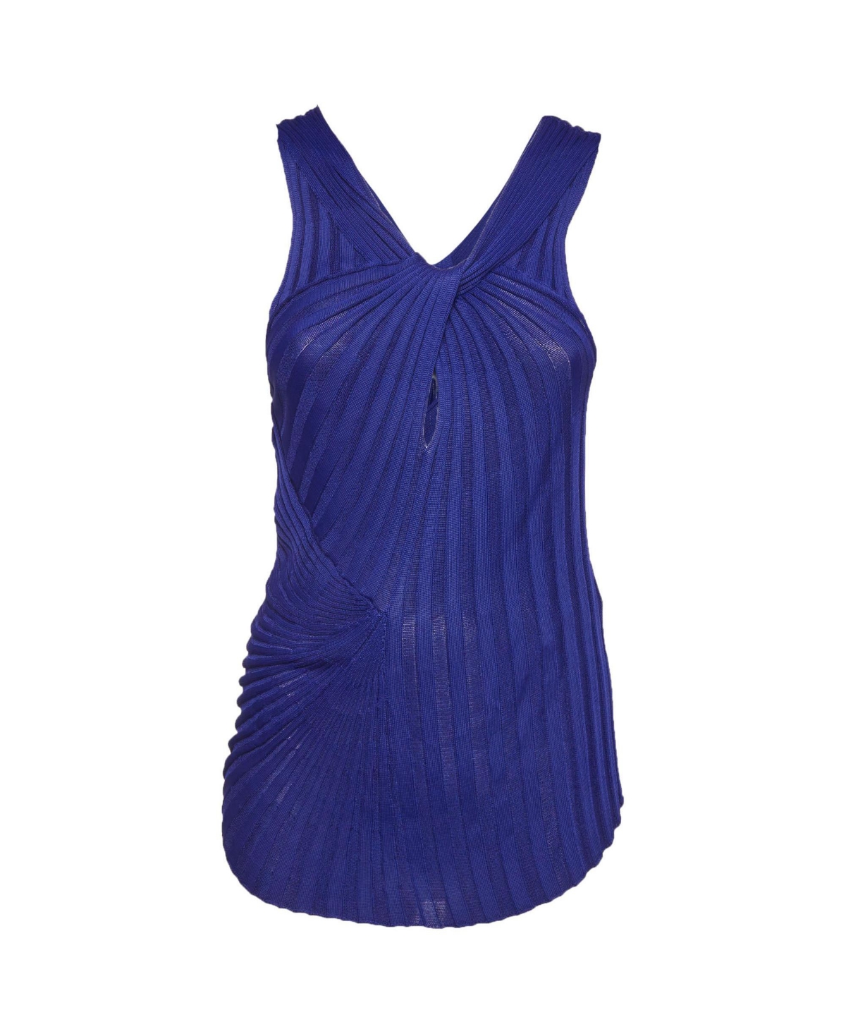 Click here for Pre-Owned Roberto Cavalli Womens Rib Knit Twist Fr... prices