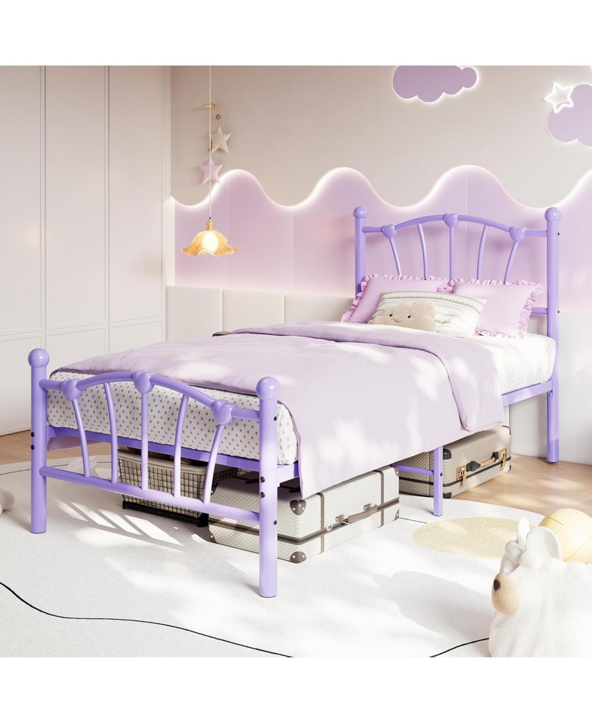 Click here for gaomon Metal Bed Frame for Girls And Boys  Heavy-D... prices