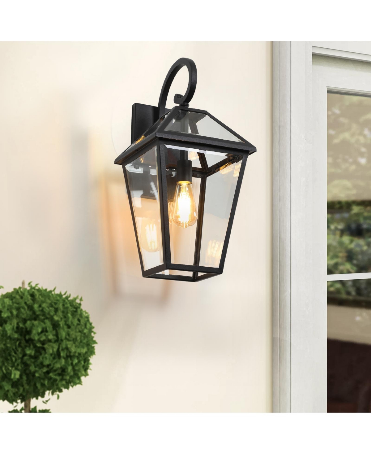 Click here for Clihome 21 Outdoor Wall Lantern Light  Modern Meta... prices