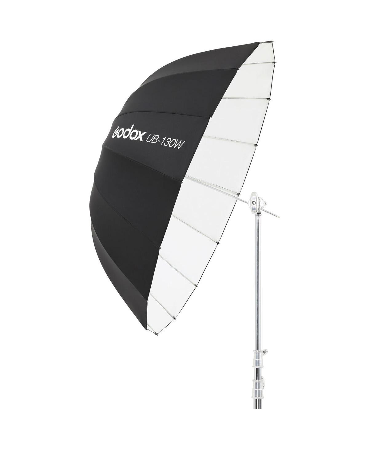 Click here for Godox 51.1/130cm Parabolic Umbrella - Open white prices