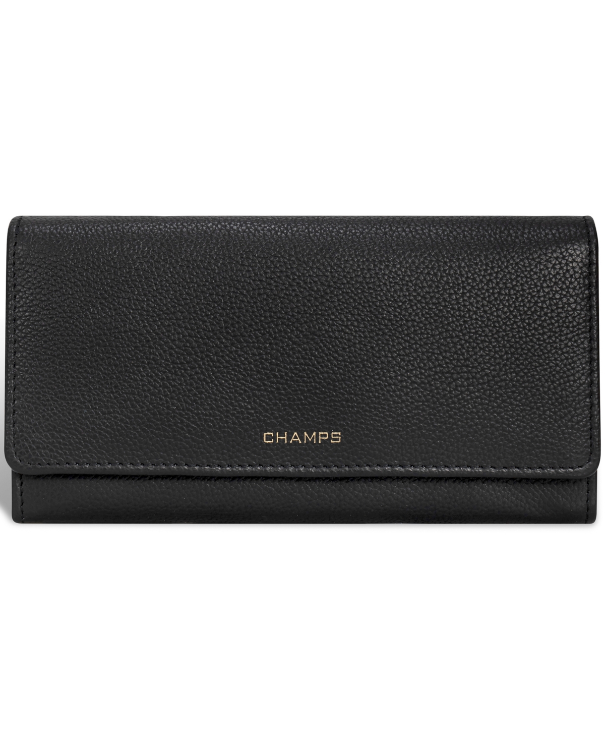 Click here for Champs Leather Travel Flap-Clutch wallet - Black prices