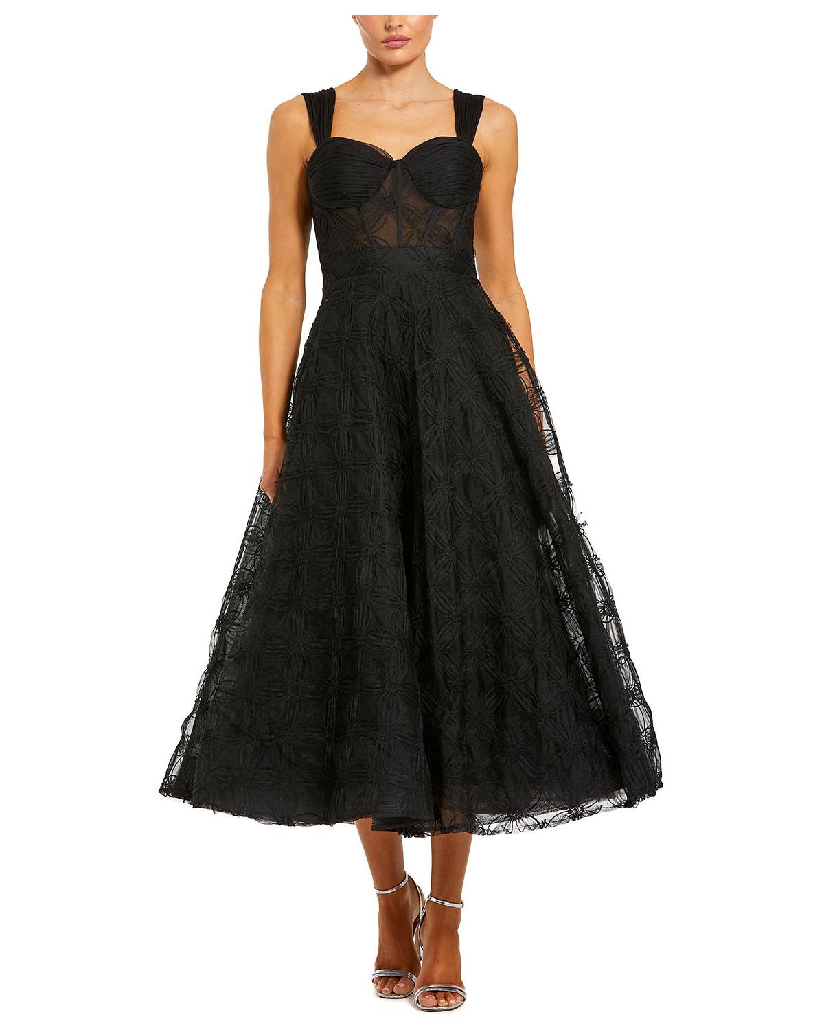 Click here for Mac Duggal Womens Sleeveless A Line Bustier Floral... prices