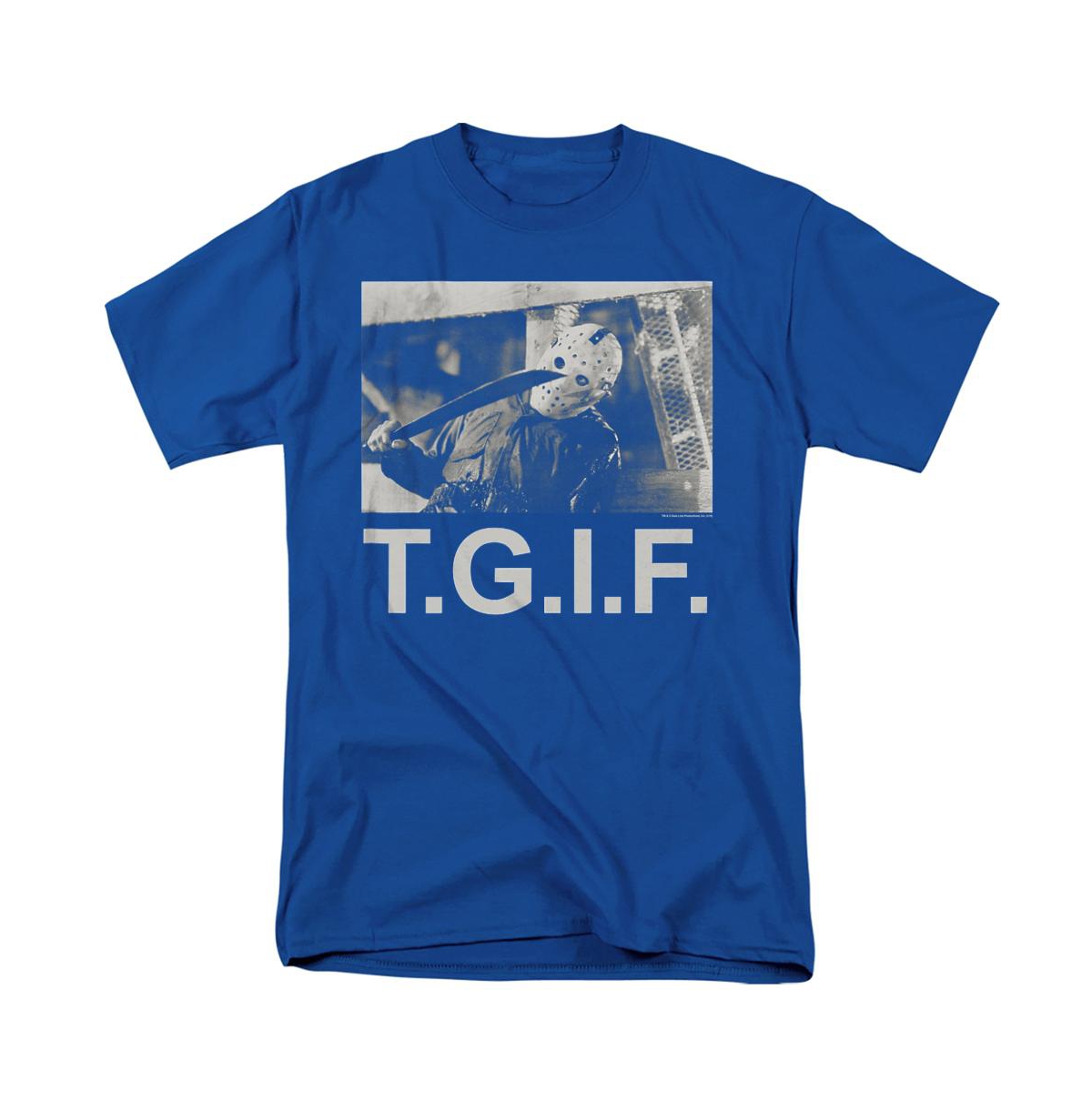 Click here for Friday The 13th Mens Tgif T-Shirt - Royal prices