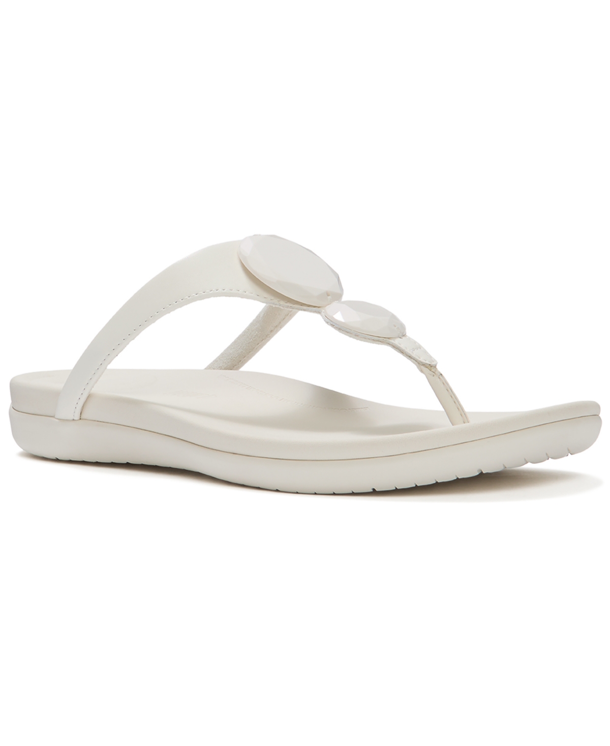 Click here for FitFlop Womens Solay Glossy-Disc Toe-Post Sandals... prices