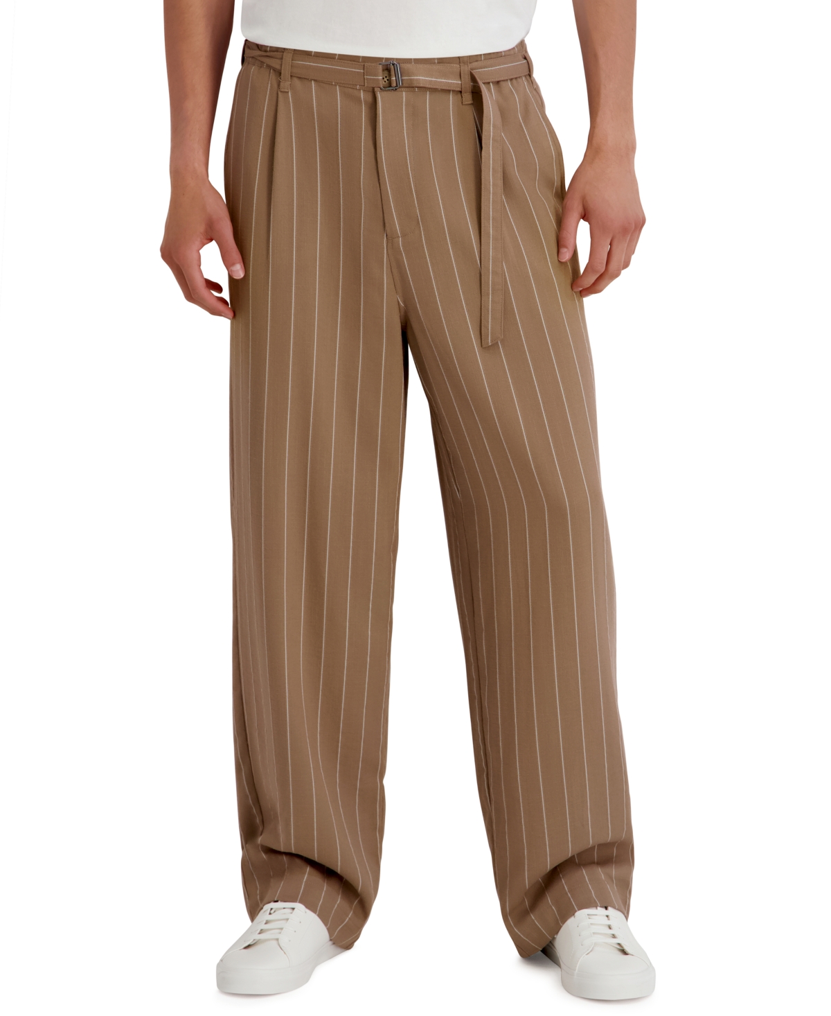 Click here for Karl Lagerfeld Paris Mens Stripe Regular-Fit Remov... prices