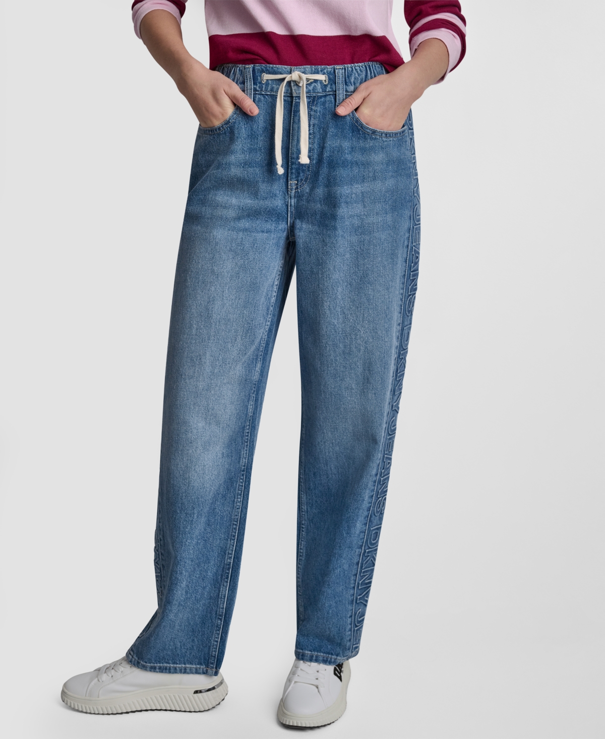 Click here for Dkny Jeans Womens Relaxed Straight-Leg Jeans - Ced... prices