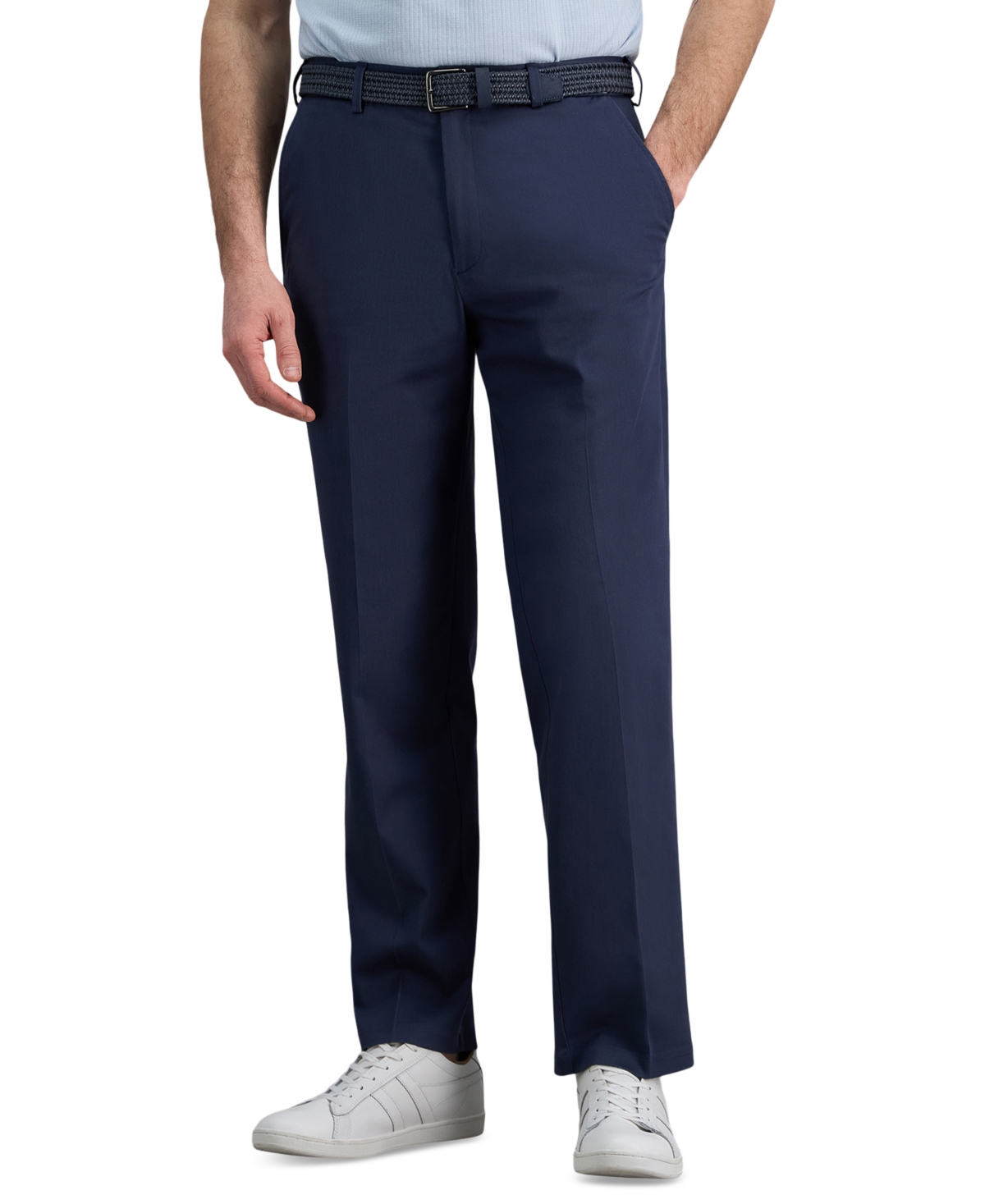 Click here for Haggar Mens Iron Free Premium Khaki Classic-Fit Fl... prices