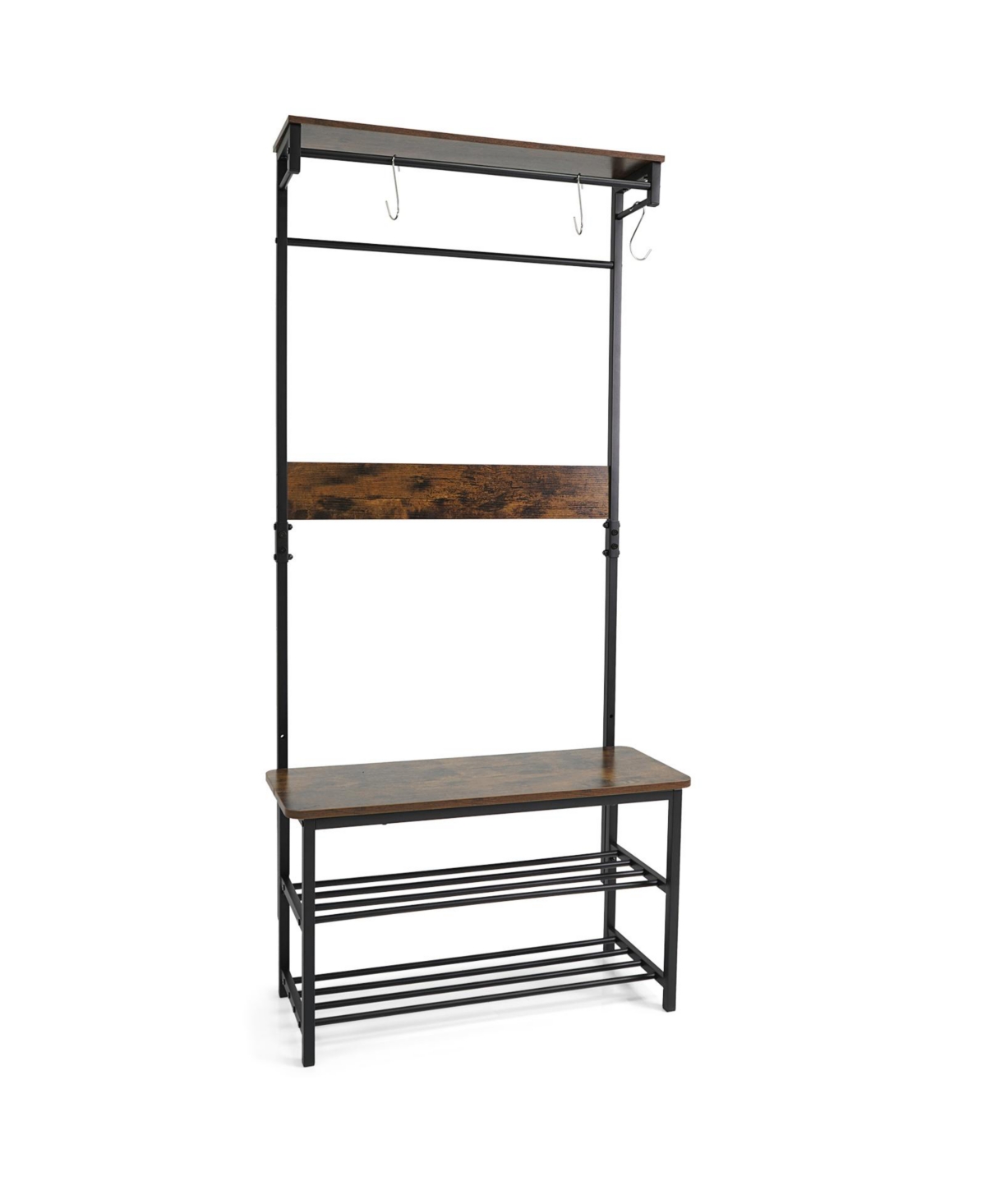 Click here for Slickblue 4-in-1 Hall Tree Coat Rack with Shoe Ben... prices