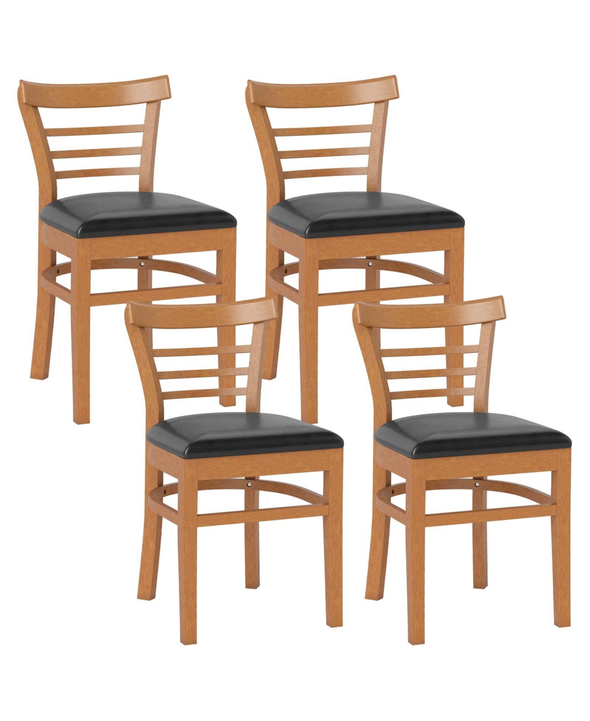 Click here for Gymax Modern Dining Chair Set of 4 Upholstered Kit... prices