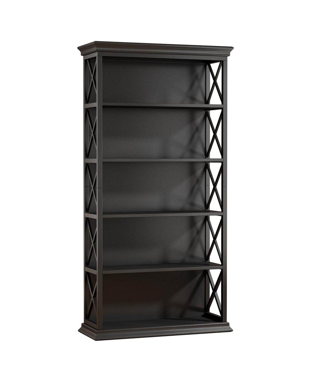 Click here for Slickblue Industrial Bookshelf Metal and Wooden Di... prices