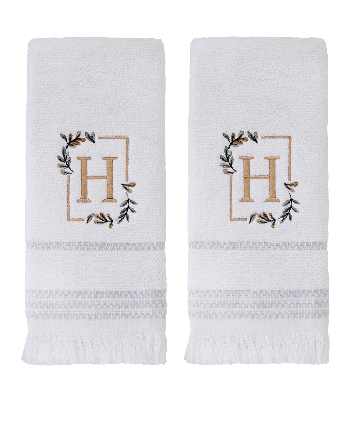 Click here for Skl Home Everyday Monogram 2-Pc. Hand Towel Set -... prices