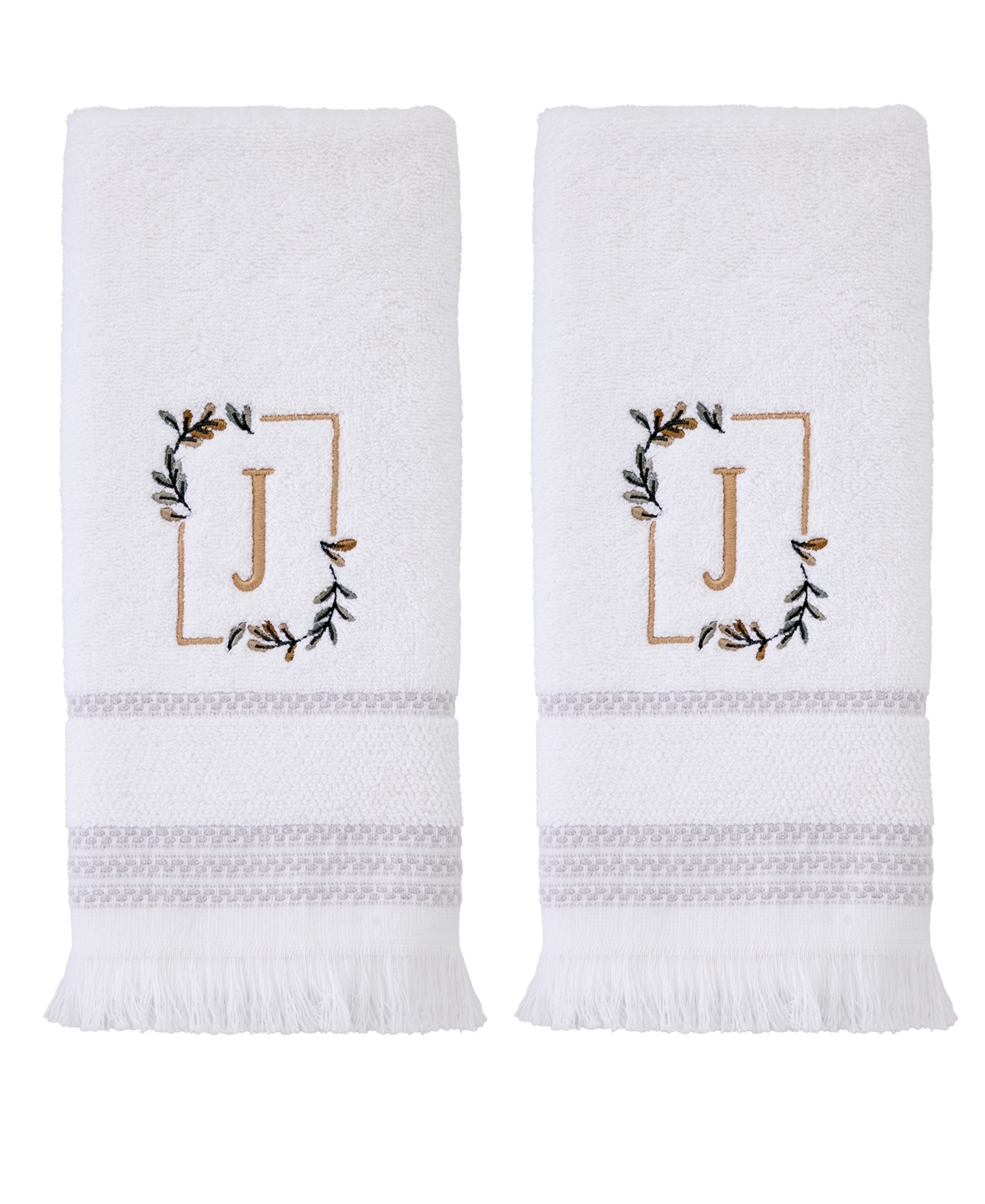 Click here for Skl Home Everyday Monogram 2-Pc. Hand Towel Set -... prices