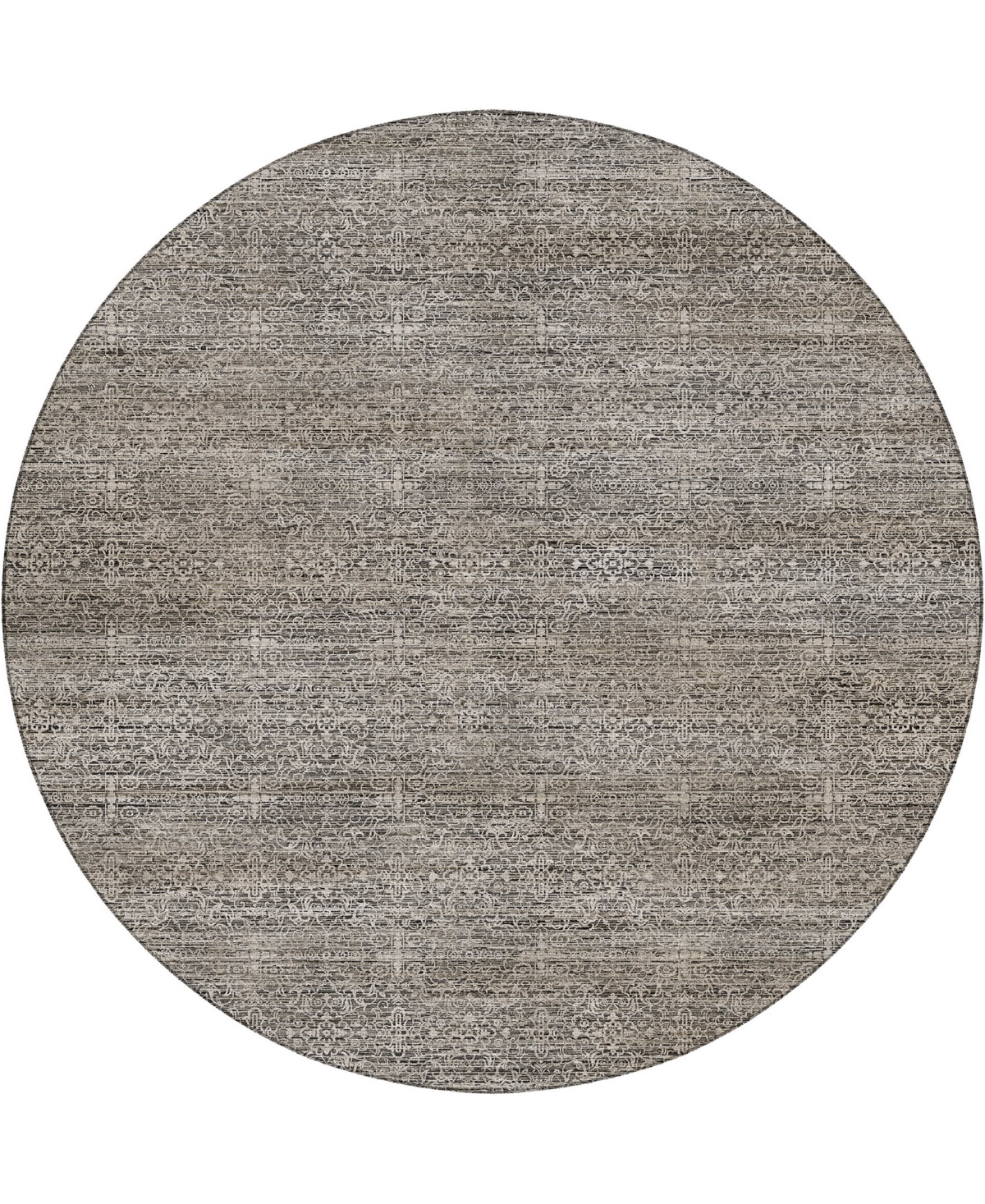 Click here for Dalyn Vico VC9 8x8 Round Area Rug - Gray prices